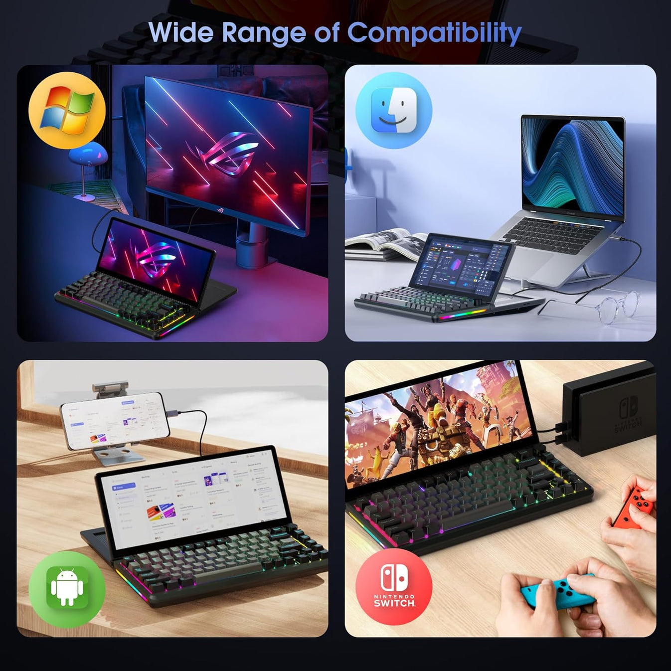Kwumsy K3 Touch-Expanding Screen Keyboard